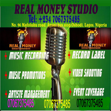 Real Money Recording Studio In Lagos